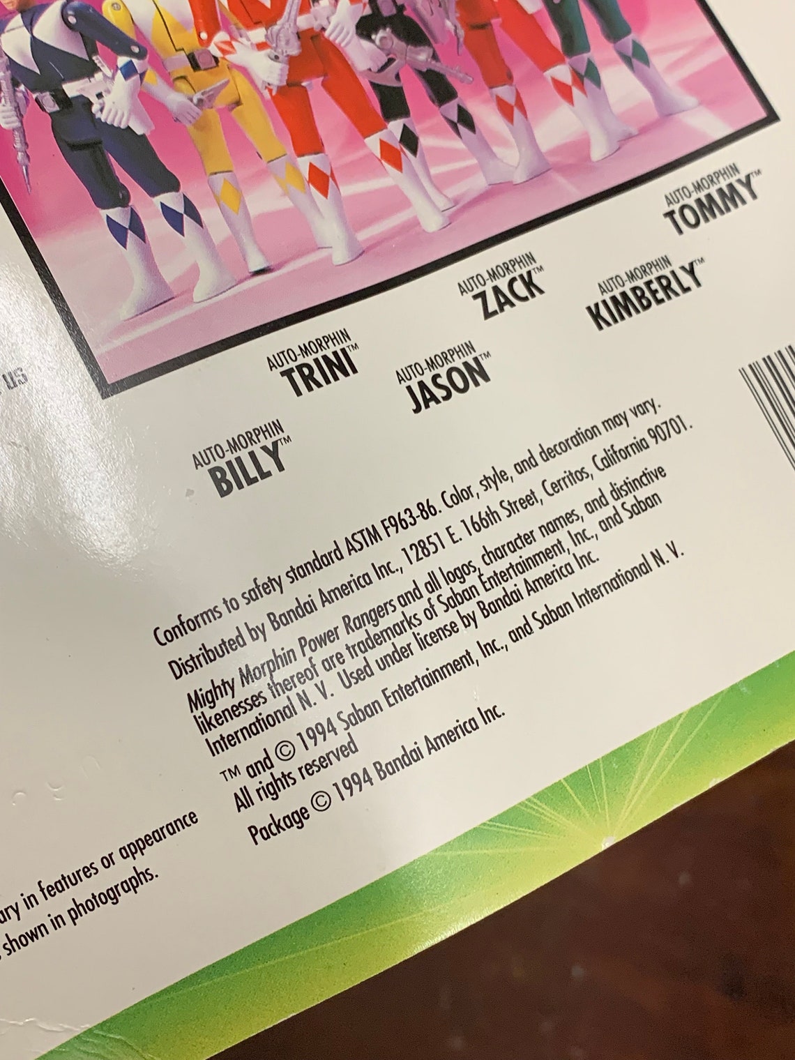 Vintage Mighty Morphin Power Rangers Evil Space Aliens Sword Slashing ...