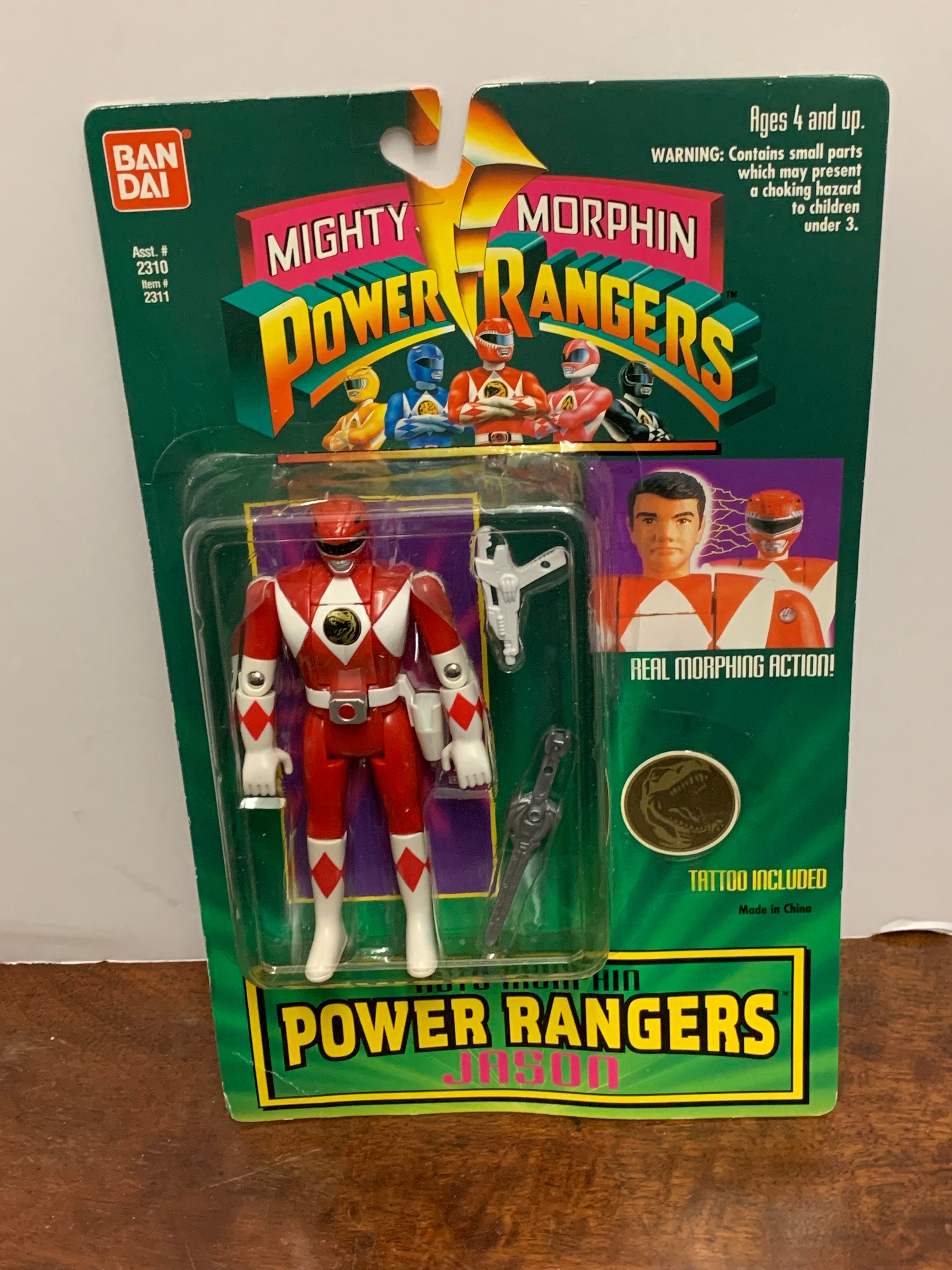 Vintage Mighty Morphin Power Rangers Jason Action Figure - Etsy