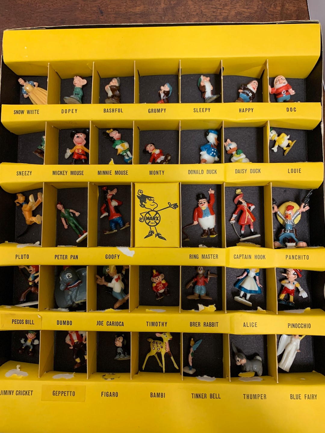 SALE! Rare Complete Set of Vintage 34 Hand Painted Disneykins by MARX ...