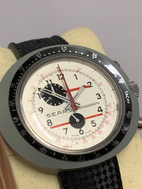 1972 Sears Chronograph By Heuer Leonidas “Easy Rider”… - Gem