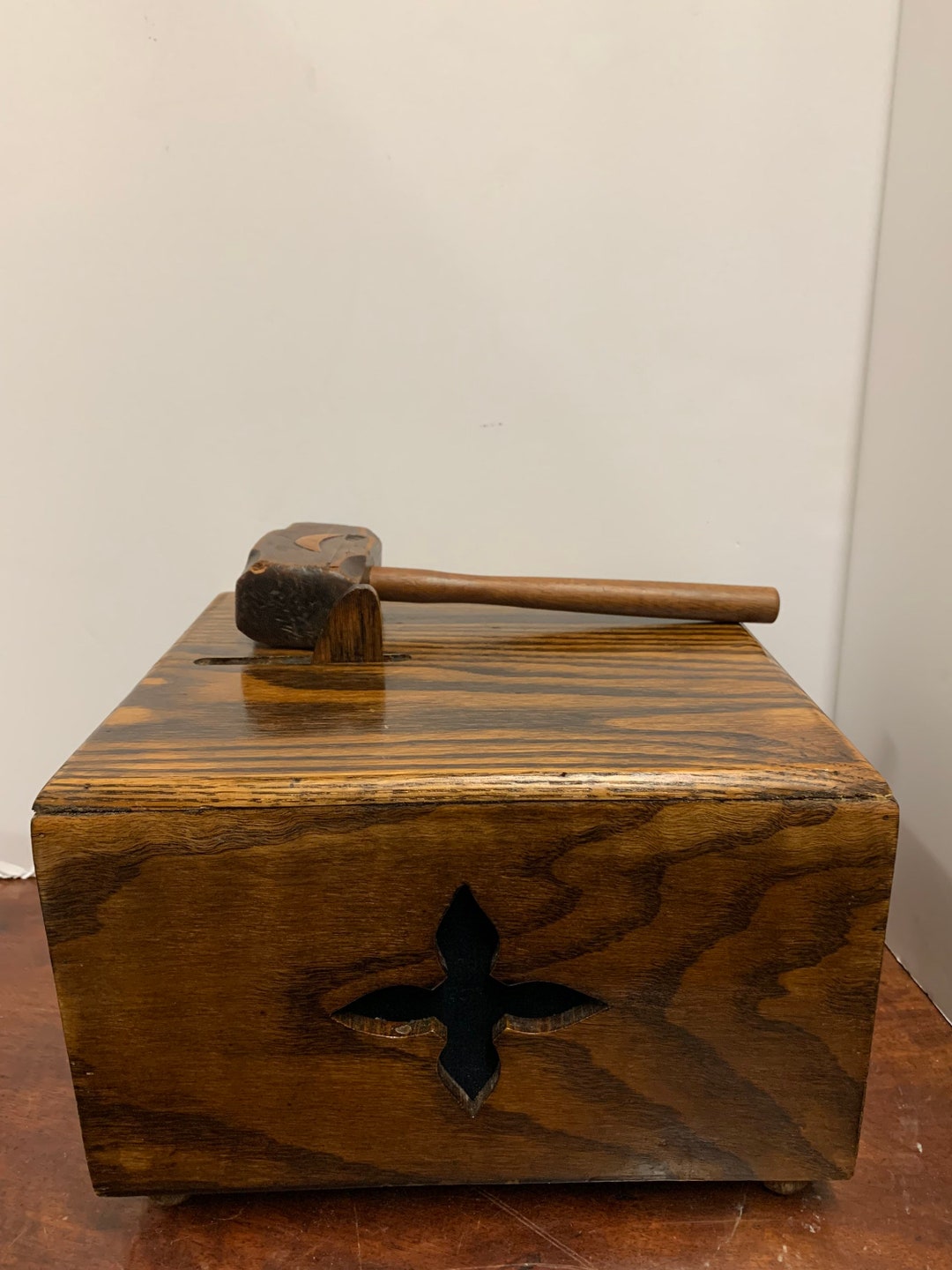 1940s Free Mason Call to Order Chime Box and Gavel From Mendota ...