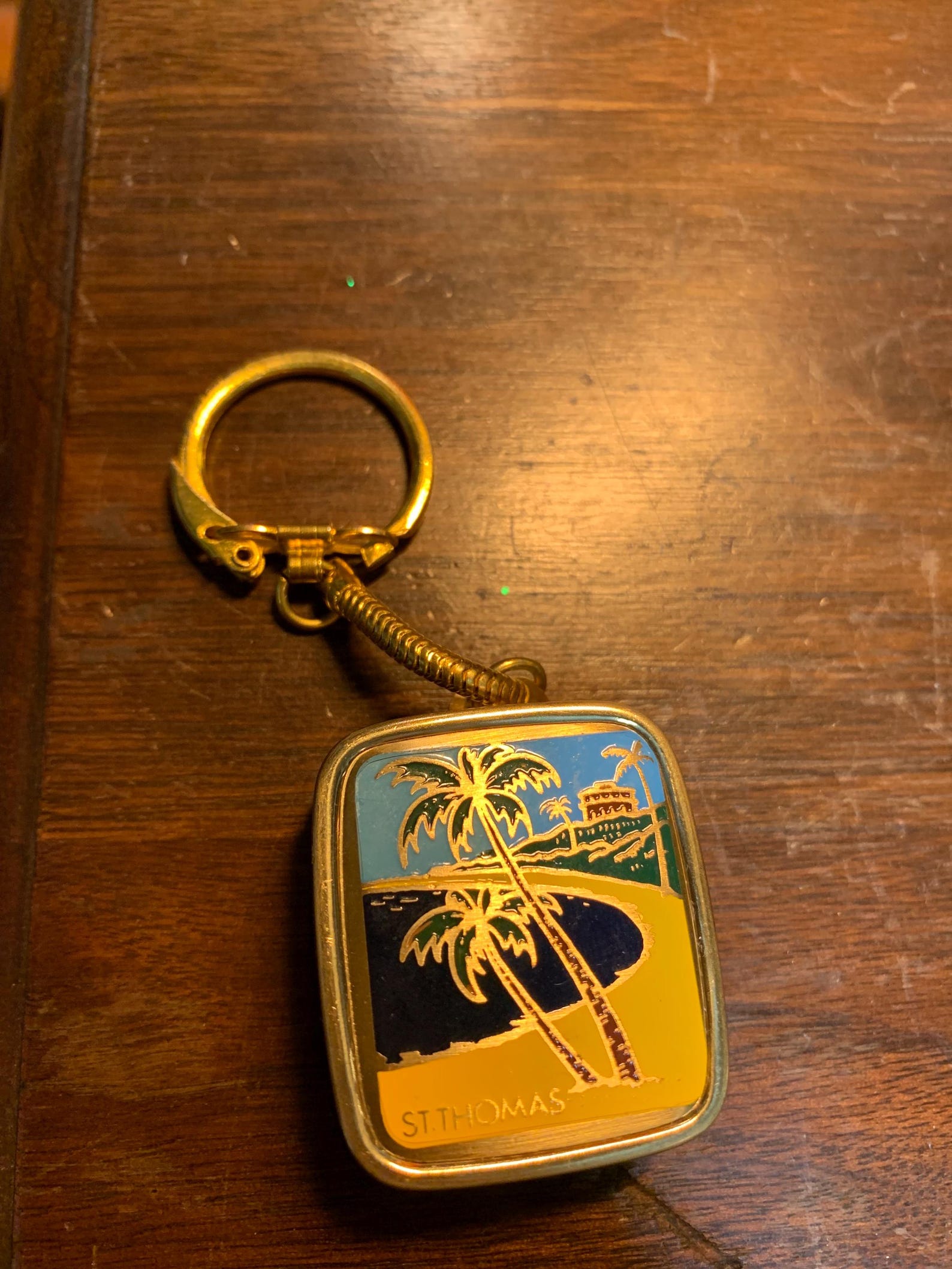 Vintage Sankyo St. Thomas Music Box Keychain - Etsy