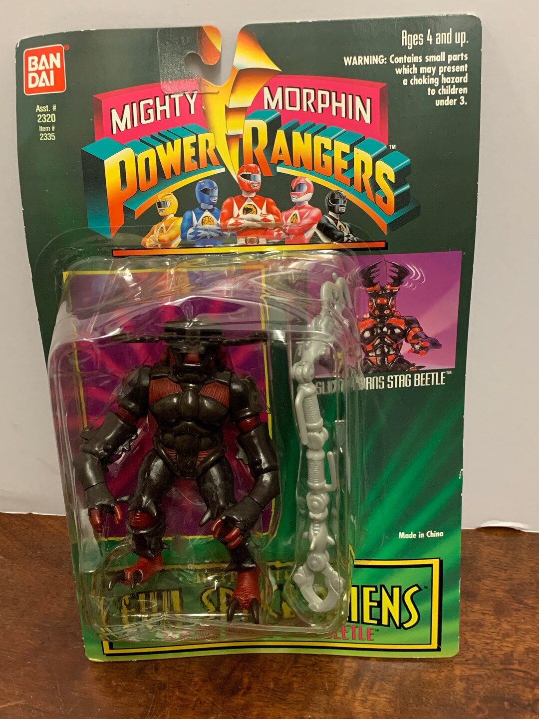 Vintage Mighty Morphin Power Rangers Evil Space Aliens Slicing Horns ...