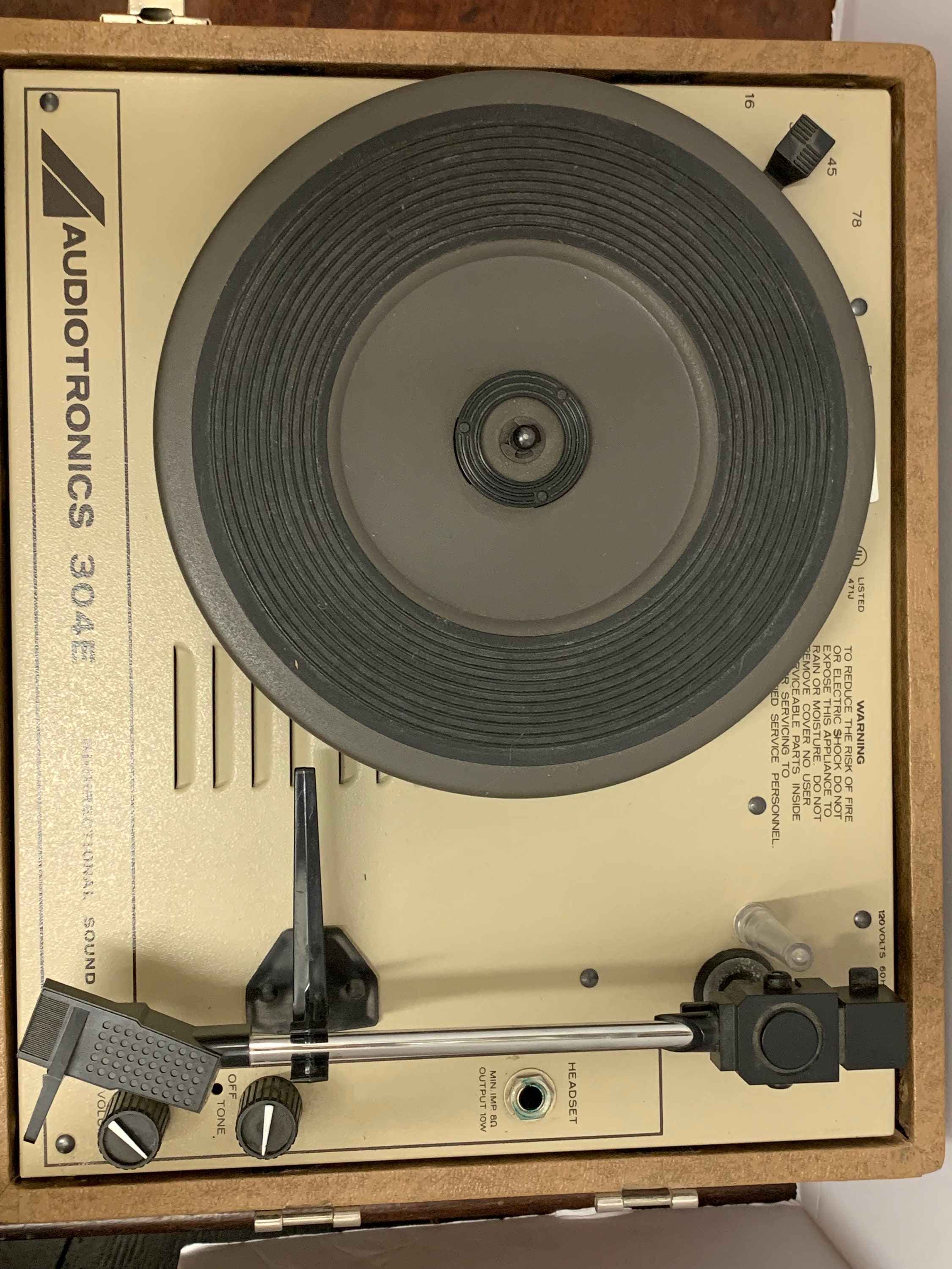 1970s Audiotronics Briefcase Record Player - Etsy