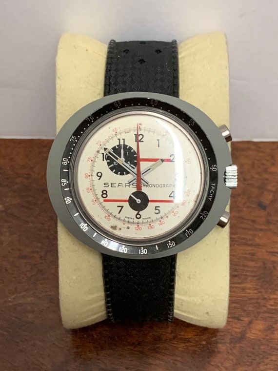 1972 Sears Chronograph By Heuer Leonidas “Easy Rider”… - Gem