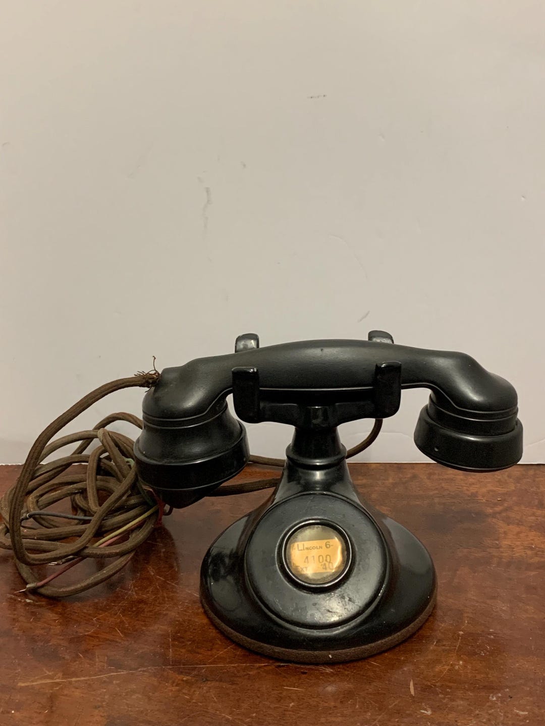 1930s Metal and Bakelite Telephone - Etsy