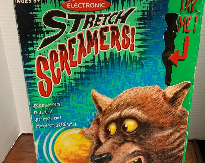 Vintage Strechy Screamer Toy in Box - Etsy
