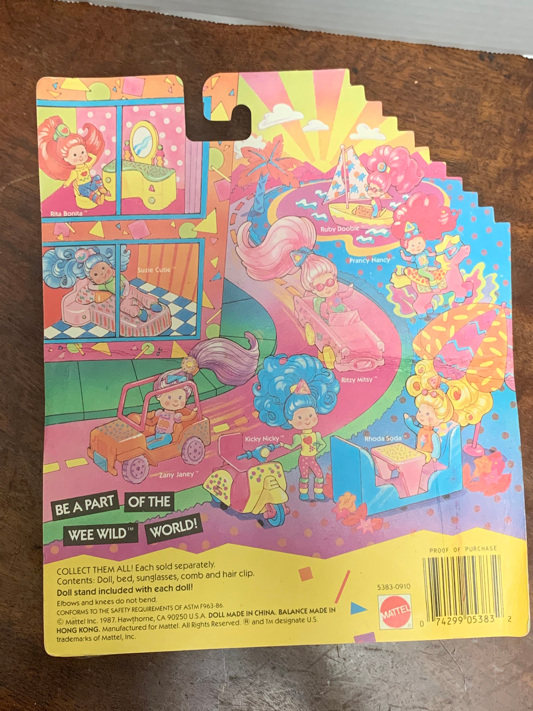 1987 Wee Wild Things Doll in Box - Etsy