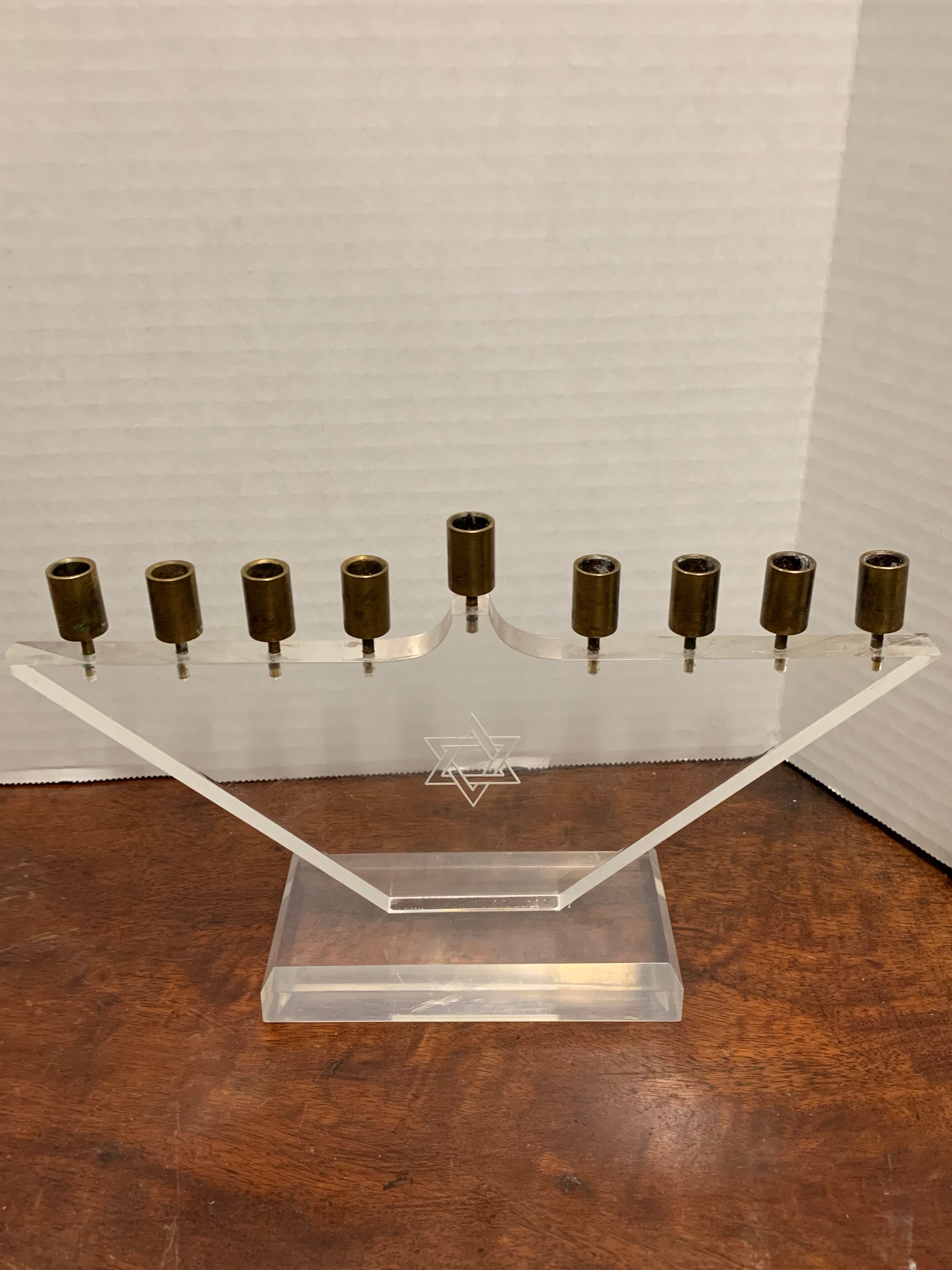 Lucite Electric Menorah