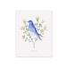 Nevada State Bird Art Print | Nevada Mountain Bluebird and Sagebrush ...