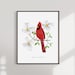 Michigan State Bird Art Print Michigan Robin and Apple - Etsy