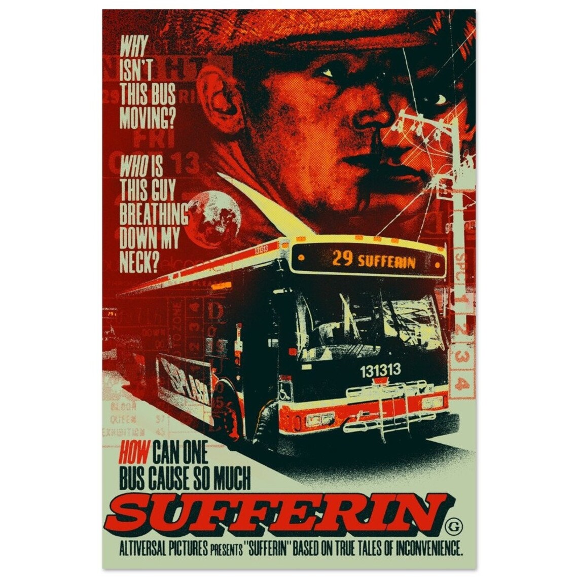 TTC 29 Sufferin Bus Movie Poster - Etsy