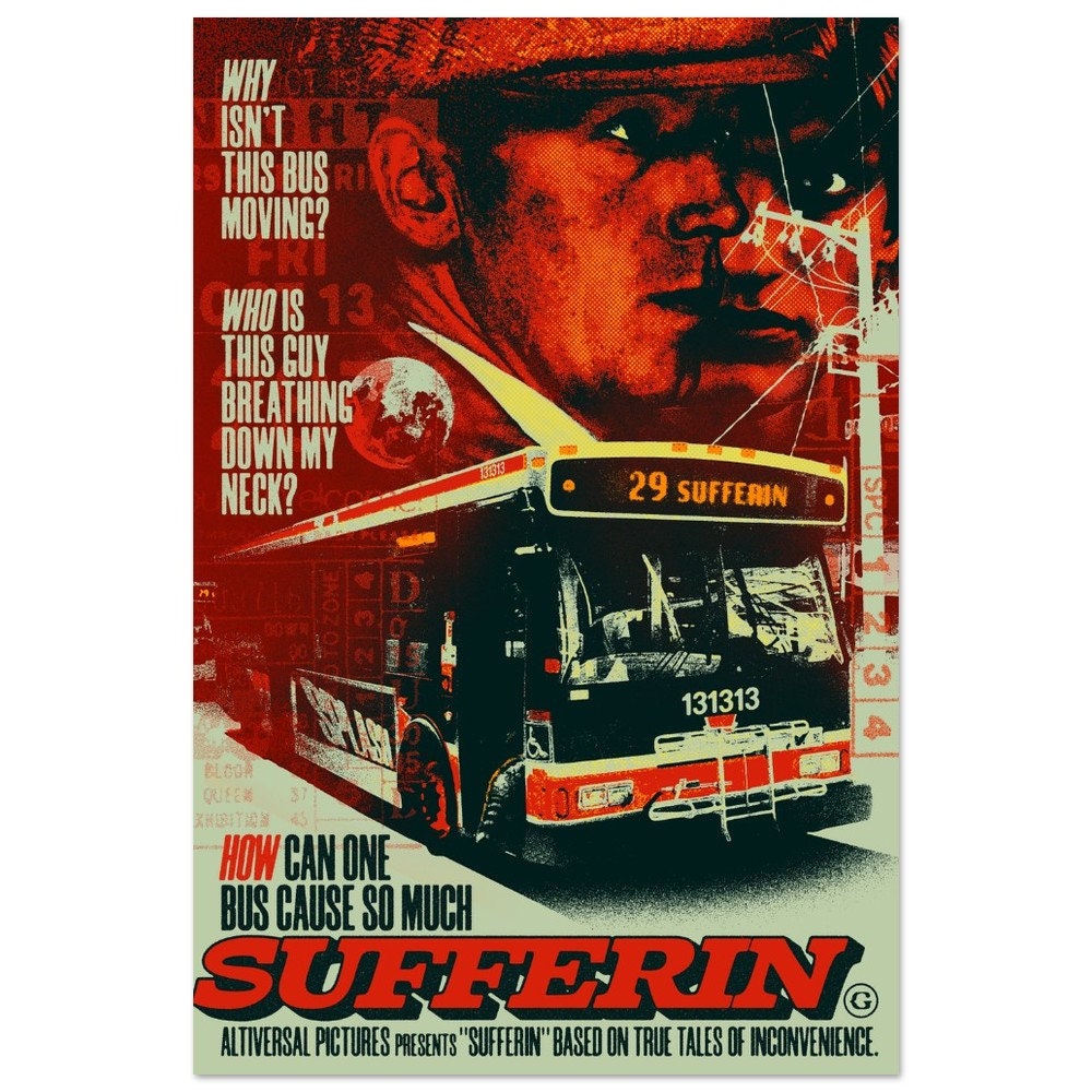 TTC 29 Sufferin Bus Movie Poster - Etsy