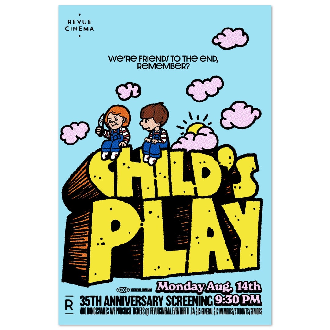 Child's Play Movie Poster - Etsy Child's Play Movie Poster - Etsy