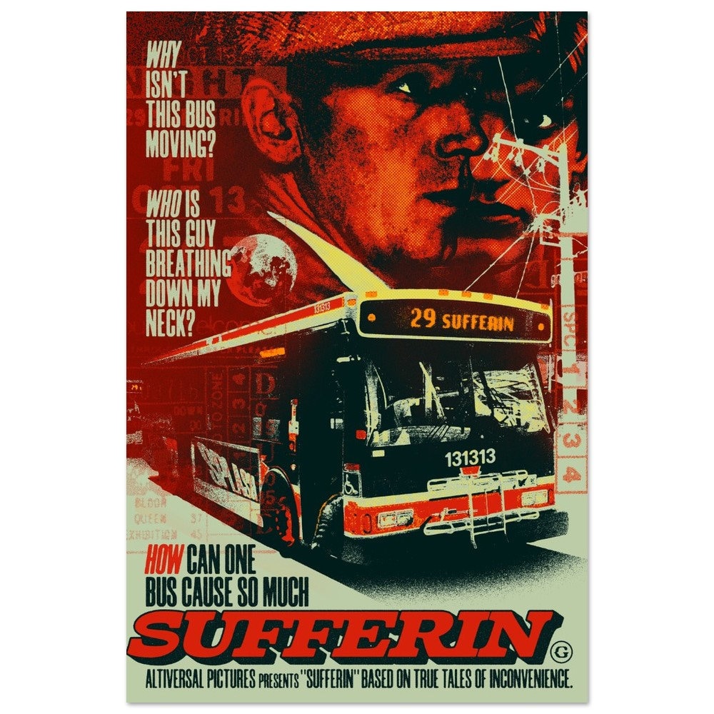 TTC 29 Sufferin Bus Movie Poster - Etsy