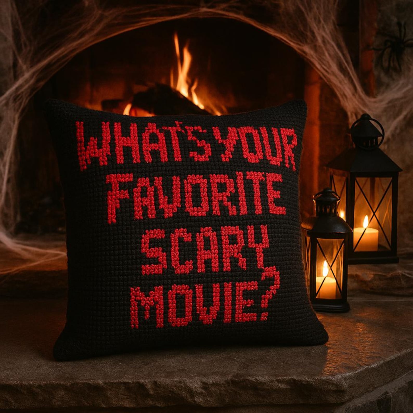Scream Crochet Pillow Pattern Bundle | Halloween Horror Movie C2C ...