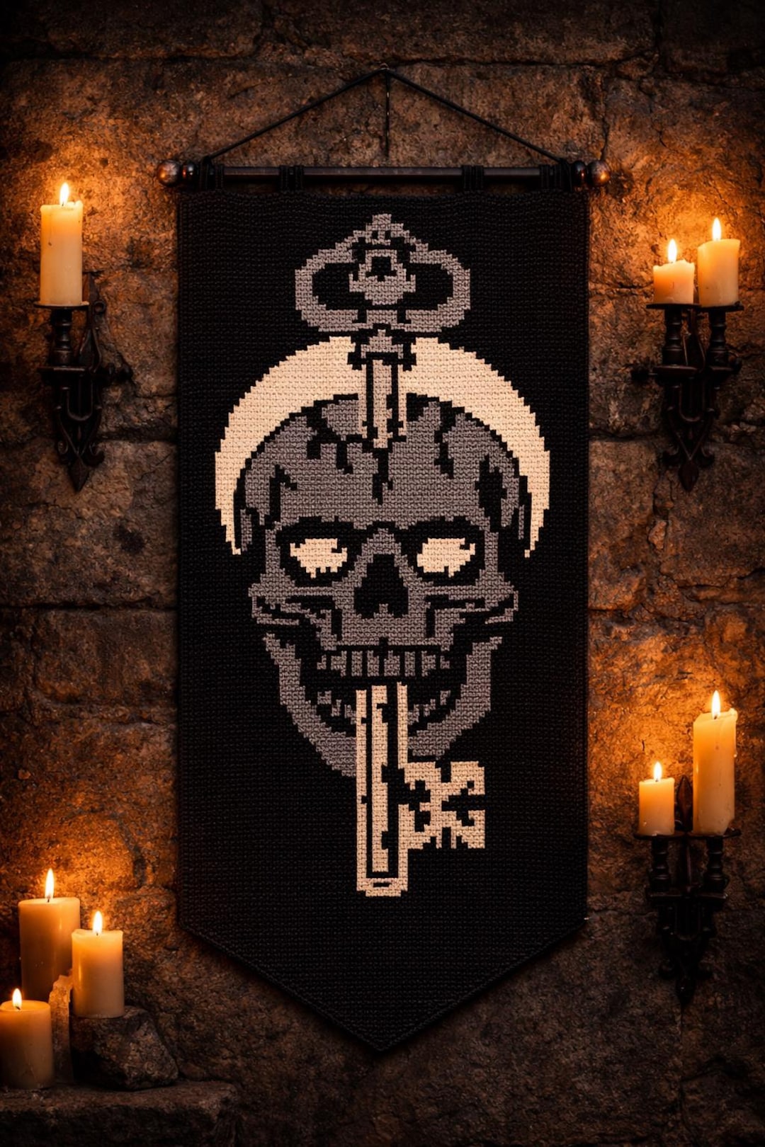 Medieval Banner Crochet Pattern | the Bone Gate Key- the Grave Veil ...