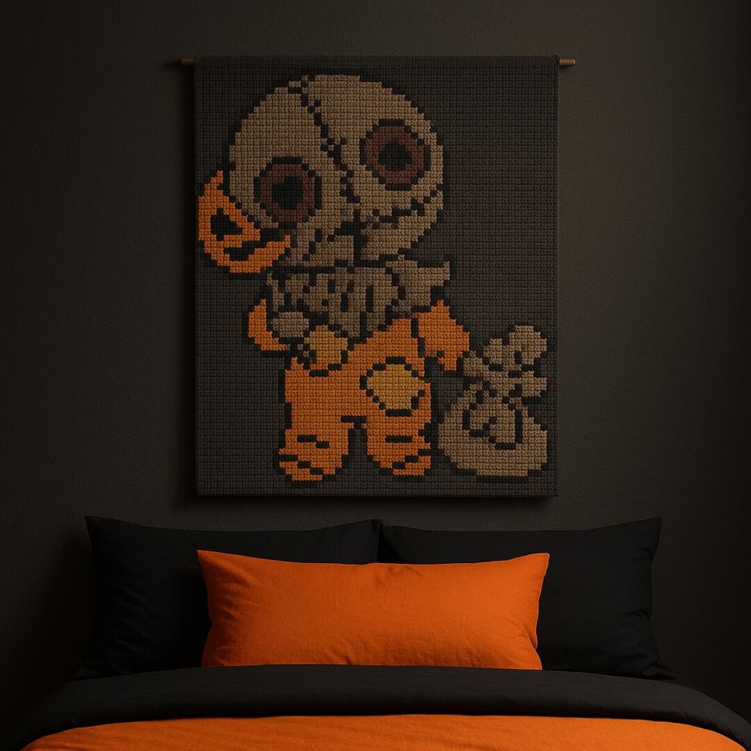 Sam Trick ’r Treat Crochet Wall Hanging Pattern | C2C Graphgan ...