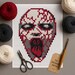 Horror Wall Hanging | Dark Art Crochet Pattern | the Shattered Mask ...
