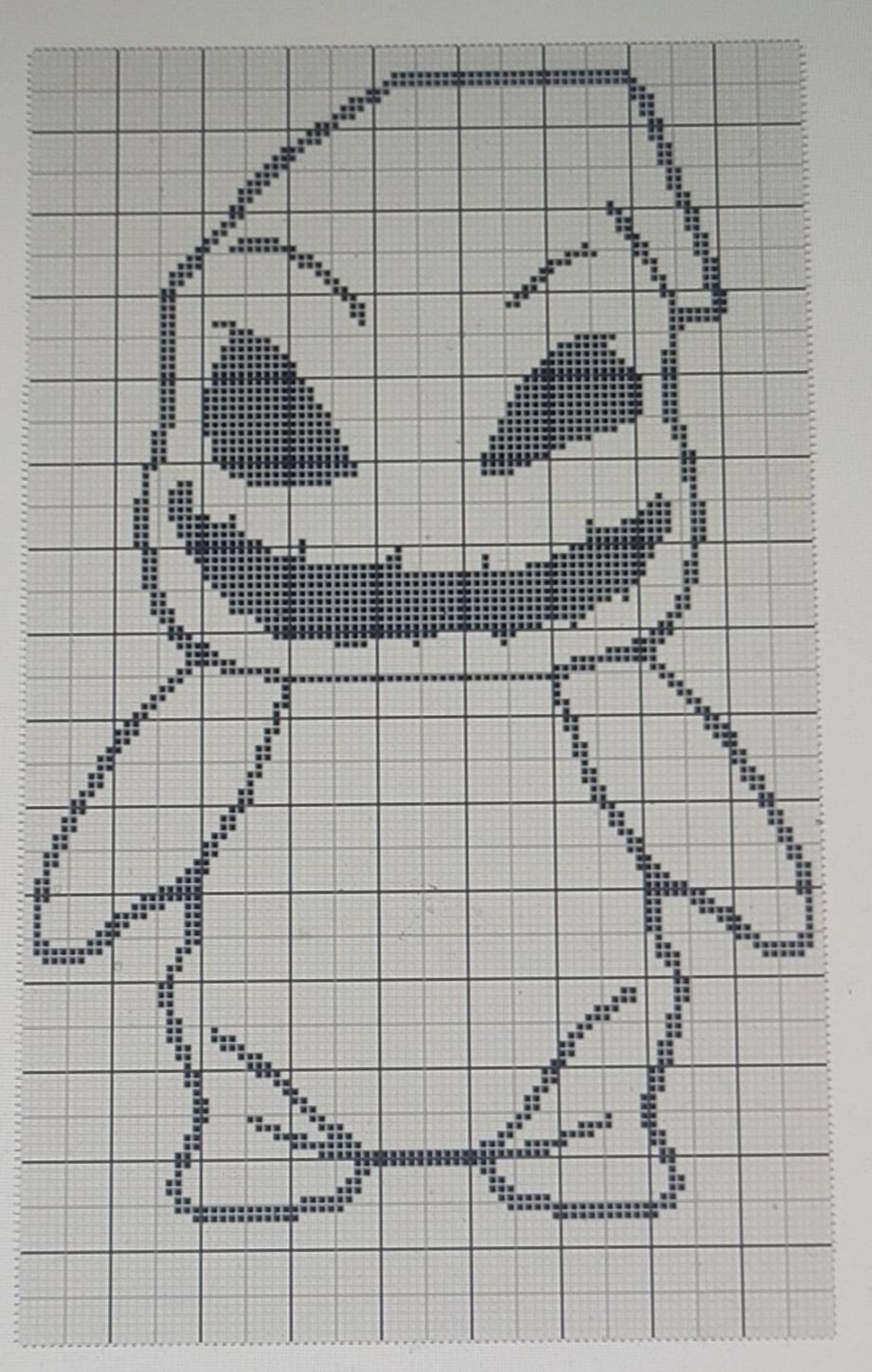 Little Monster Graphgan Pattern - Etsy