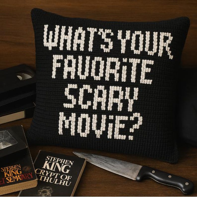Scream Crochet Pillow Pattern Bundle | Halloween Horror Movie C2C ...