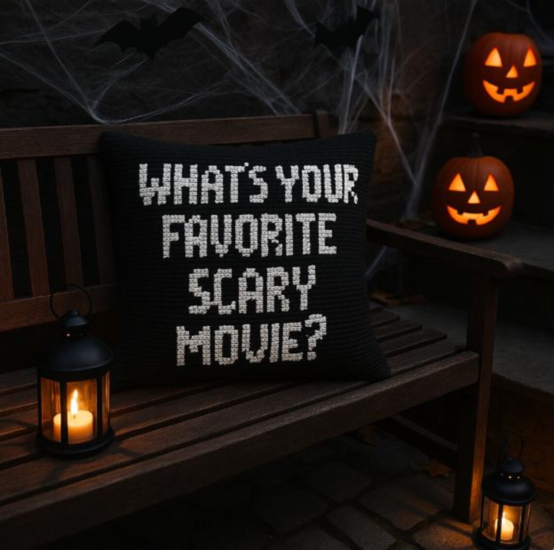Scream Crochet Pillow Pattern Bundle | Halloween Horror Movie C2C ...