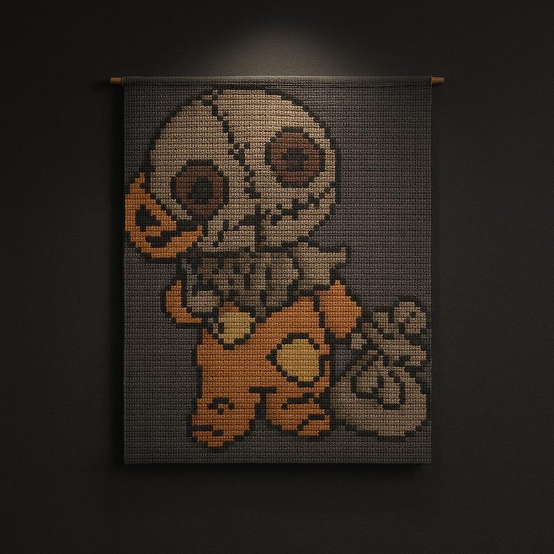 Sam Trick ’r Treat Crochet Wall Hanging Pattern | C2C Graphgan ...
