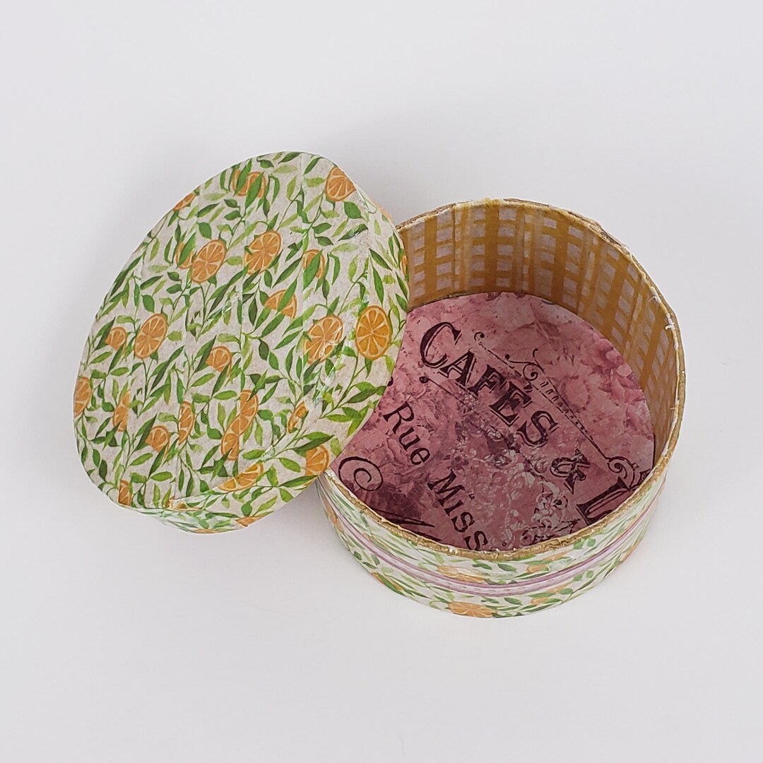 Decorative Lemon Jewelry Box, Lemon Gift, Lemon Stash Box, Lemon Theme ...