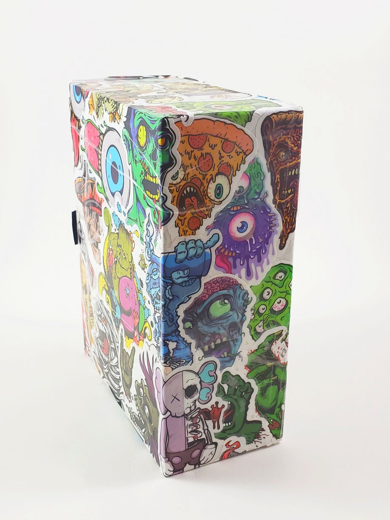 Monster Sticker Bomb Bank Box Monstruos bomba de pegatinas - Etsy España
