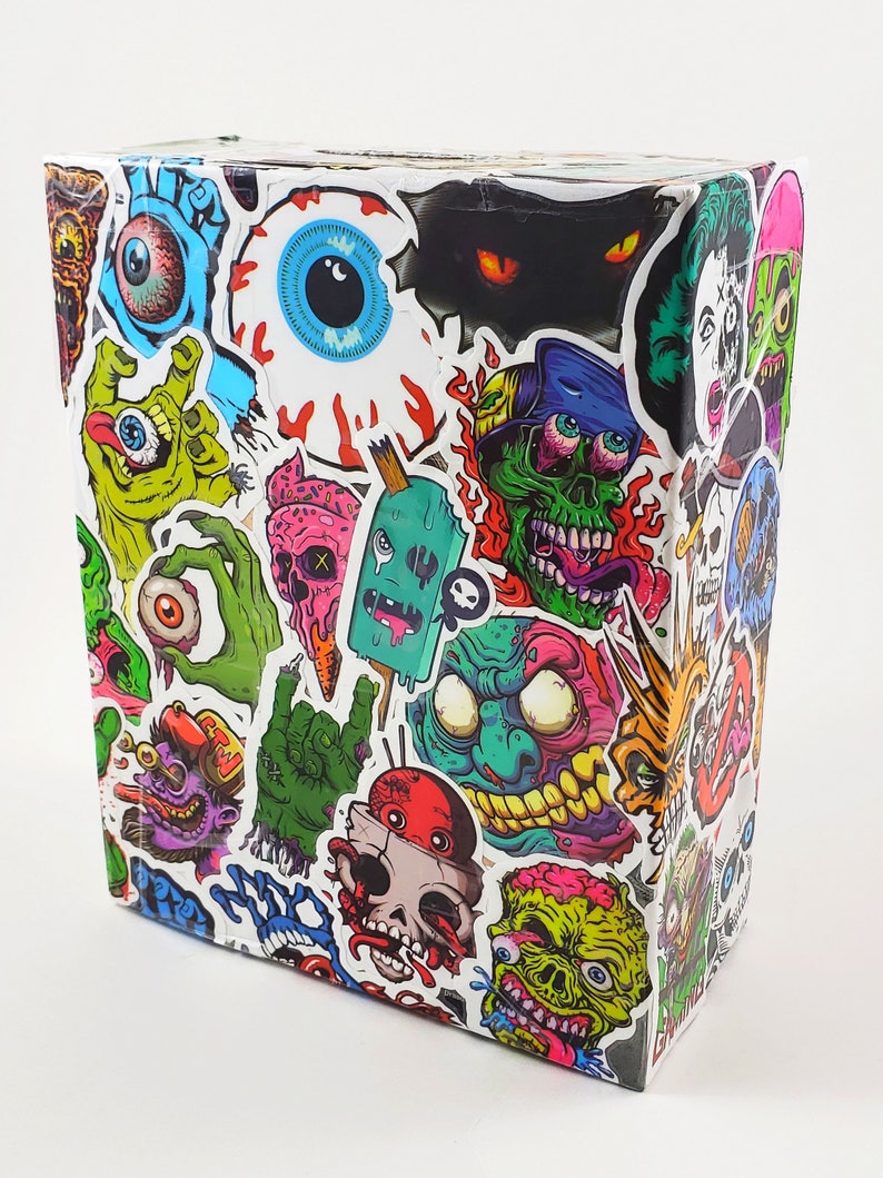 Monster Sticker Bomb Bank Box Monstruos bomba de pegatinas - Etsy España