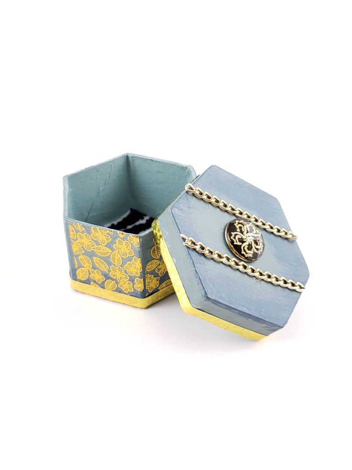 Small Jewelry Box, Pretty Jewelry Box, 90s Inspired, Cute Stash Box ...