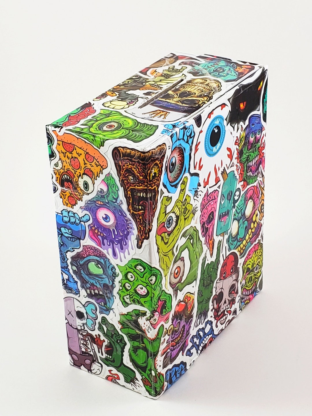 Monster Sticker Bomb Bank Box, Monsters, Sticker Bomb, Coin Bank, - Etsy