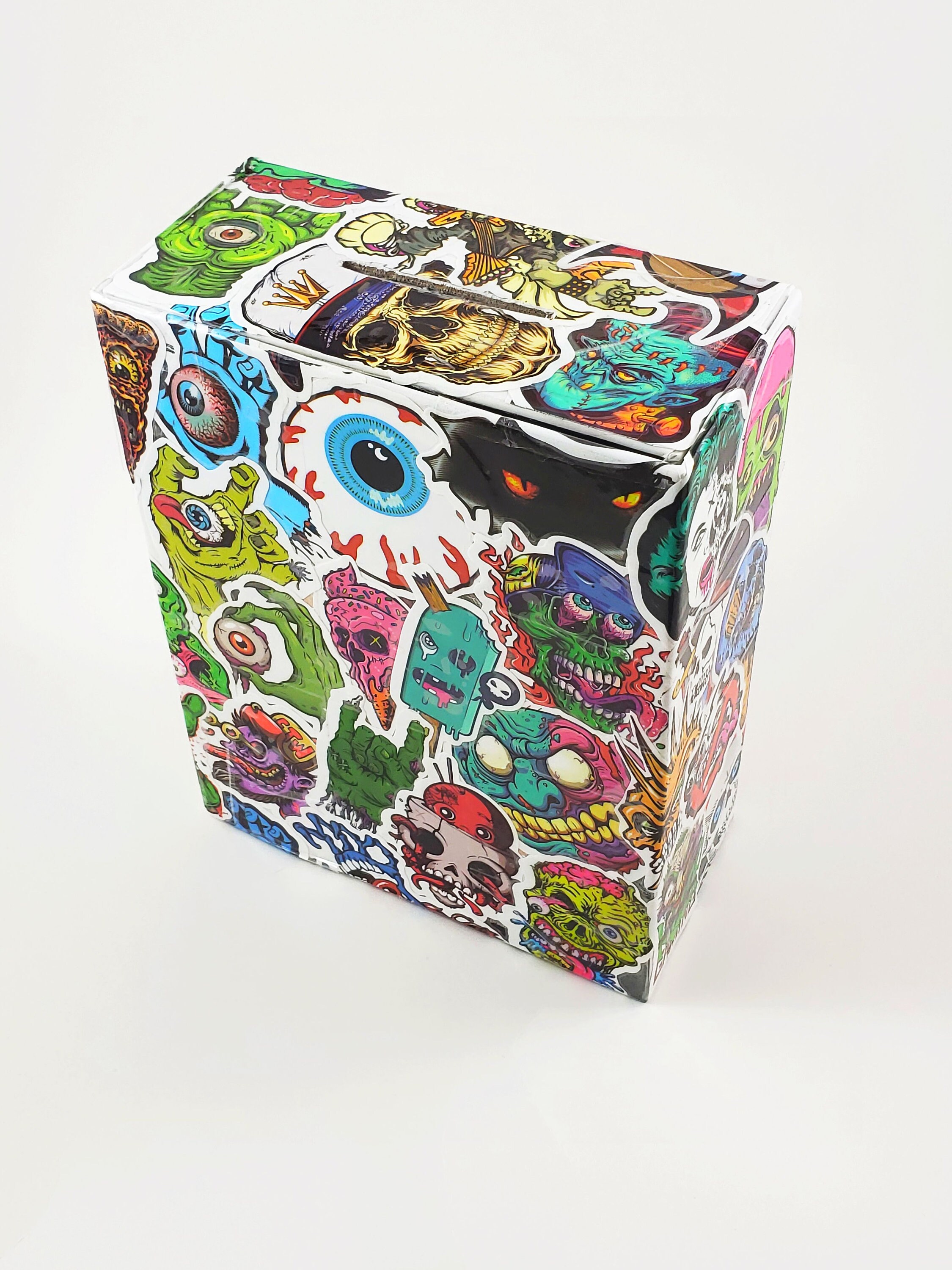 Monster Sticker Bomb Bank Box, Monstruos, bomba de pegatinas, banco de ...