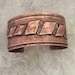 Rustic Copper Cuff, Folded Metal, Textured Boho Bracelet - Etsy