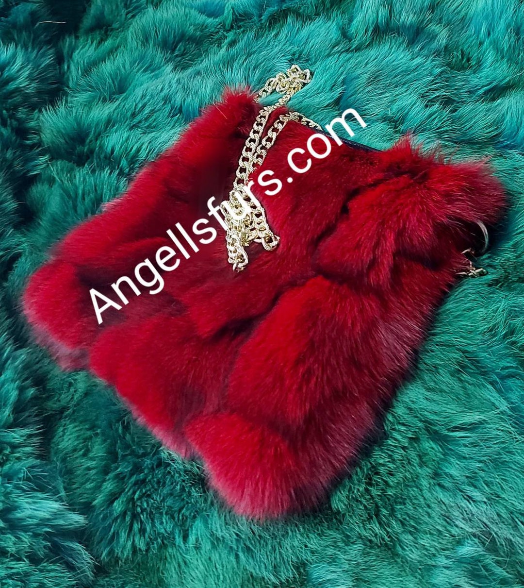 RED Color FOX Bagbrand New Real Natural Genuine Fur - Etsy
