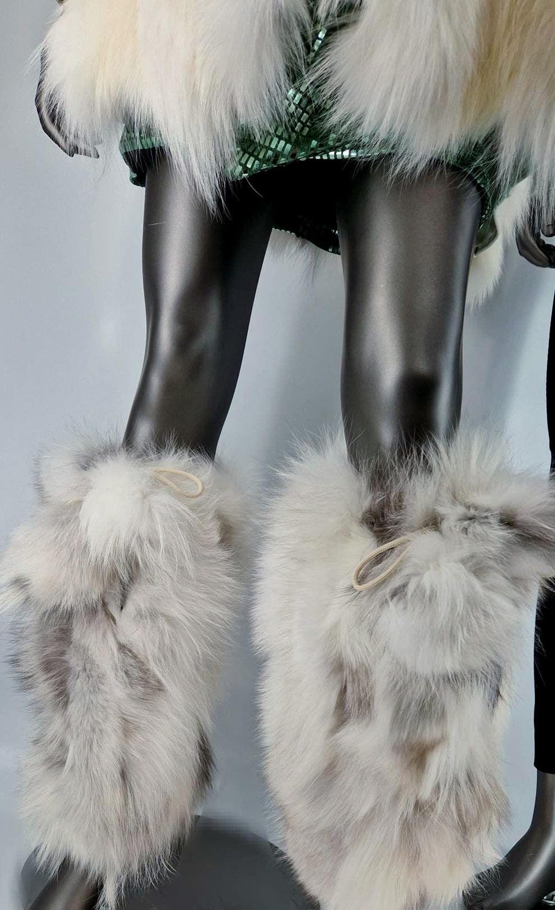 FOX LEG Warmers!brand New Real Natural Genuine Fur! - Etsy