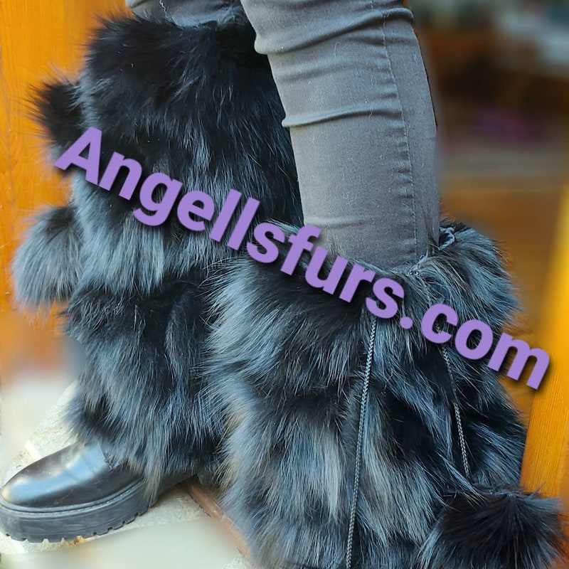 Fur Leg Warmers - Etsy