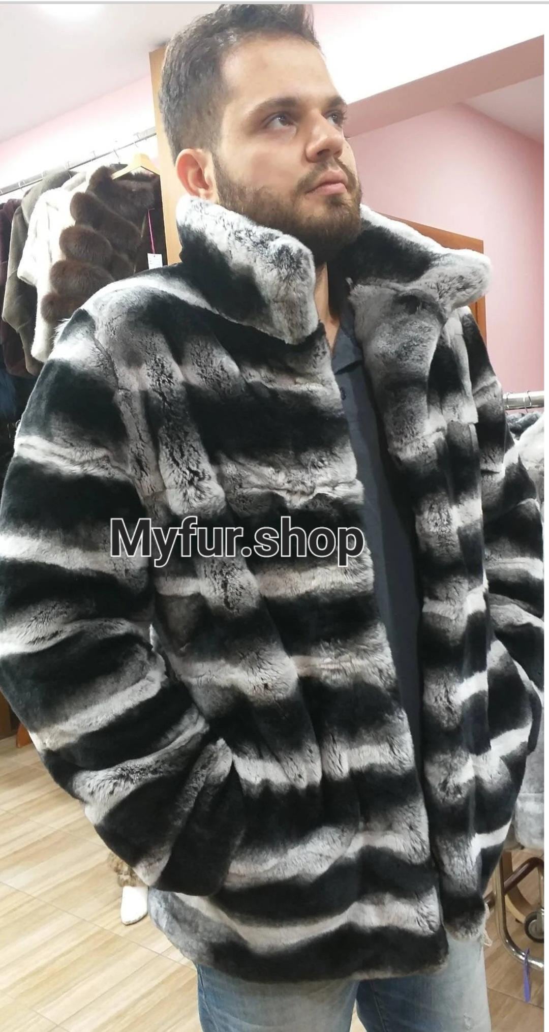 MEN'S REX FUR Coat!brand New Real Natural Genuine Fur! - Etsy