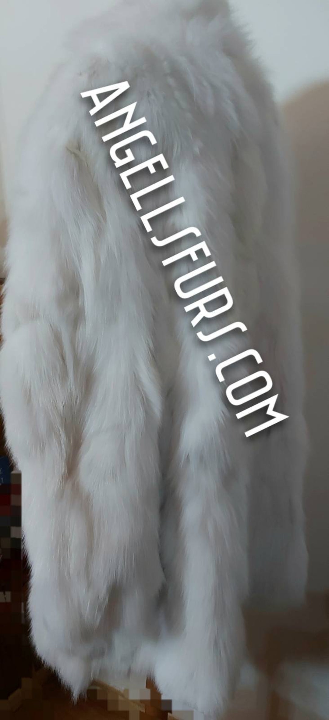 MEN'S LONG WHITE Fox Fur Coat!brand New Real Natural Genuine Fur! - Etsy