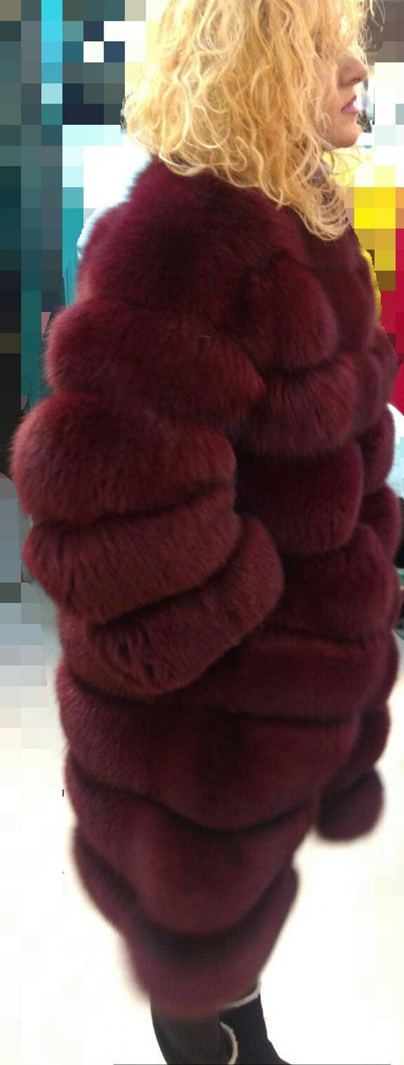 FULLPELTS FOX COAT in Any Colorbrand New Real Natural Genuine - Etsy