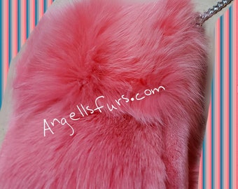 Pink Fur Bag - Etsy