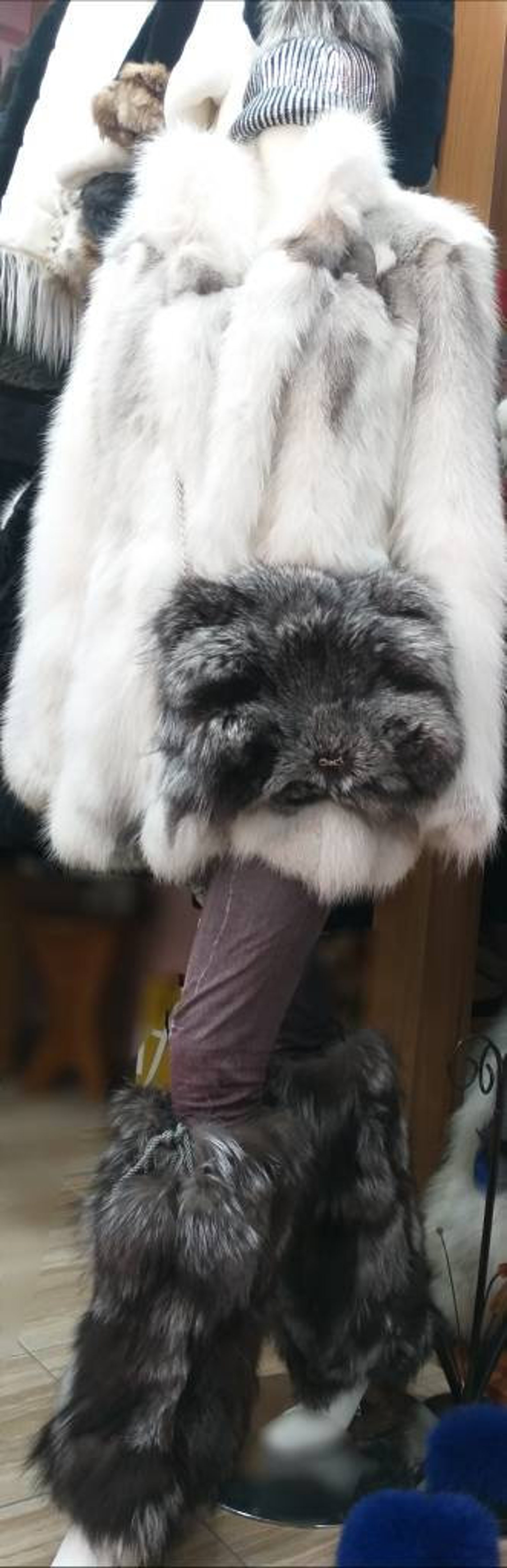 SILVER FOX LEG Warmers!brand New Real Natural Genuine Fur! - Etsy