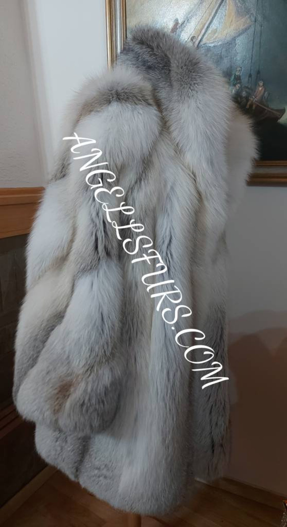 MEN'S GOLDEN Island FOX Fur Coat!brand New Real Natural Genuine Fur! - Etsy