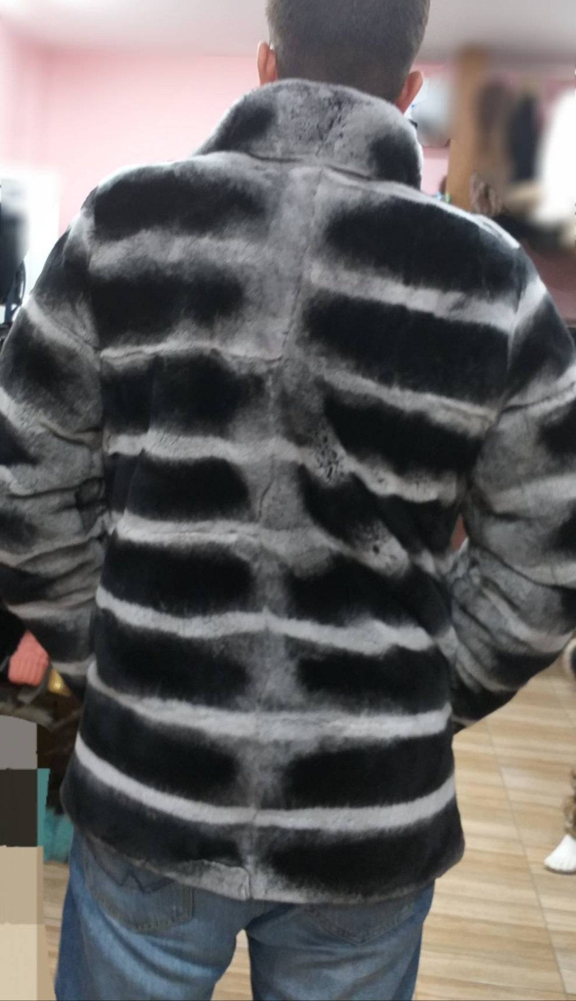 MEN'S REX FUR Coatbrand New Real Natural Genuine Fur - Etsy