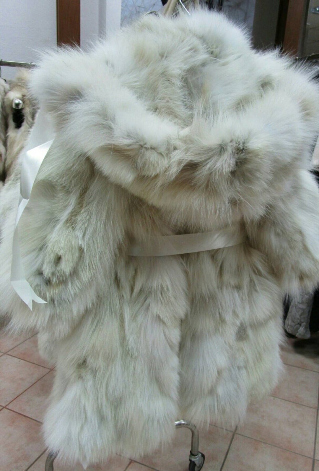 KID'S Fox Fur Coat!detachable Hood!brand New Real Natural Genuine Fox ...
