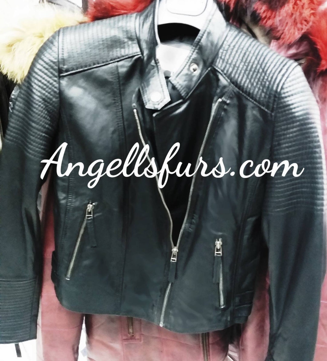 REAL LEATHER BIKER Model Jacket!brand New Natural Genuine Leather - Etsy