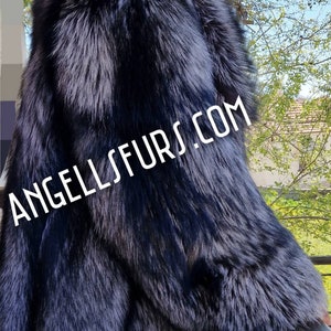 MEN'S SILVER FOX Fullpelts Coat With Shawl Collar!brand New Real ...