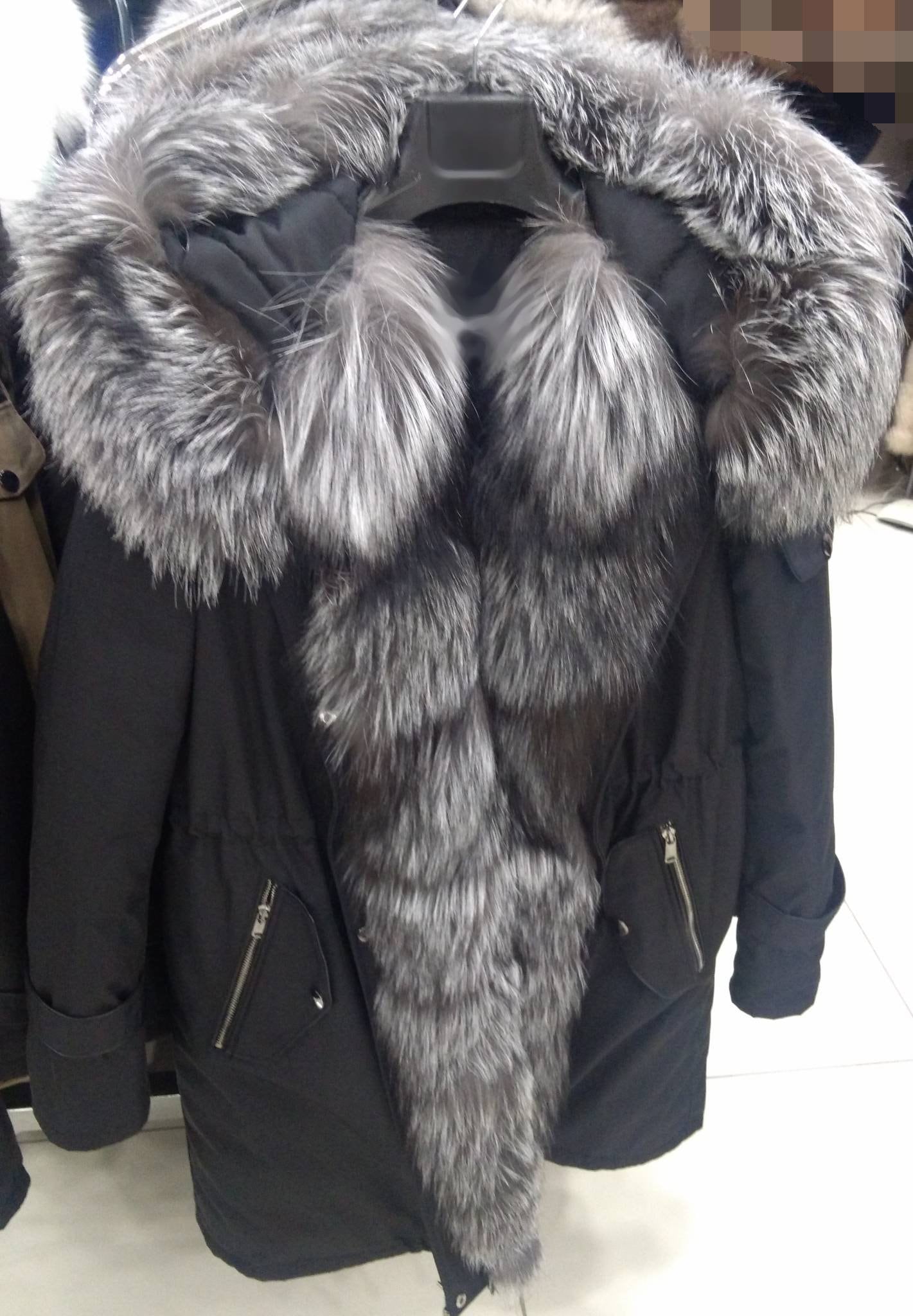 New!Modern Hooded Jacket with SILVER FOX!