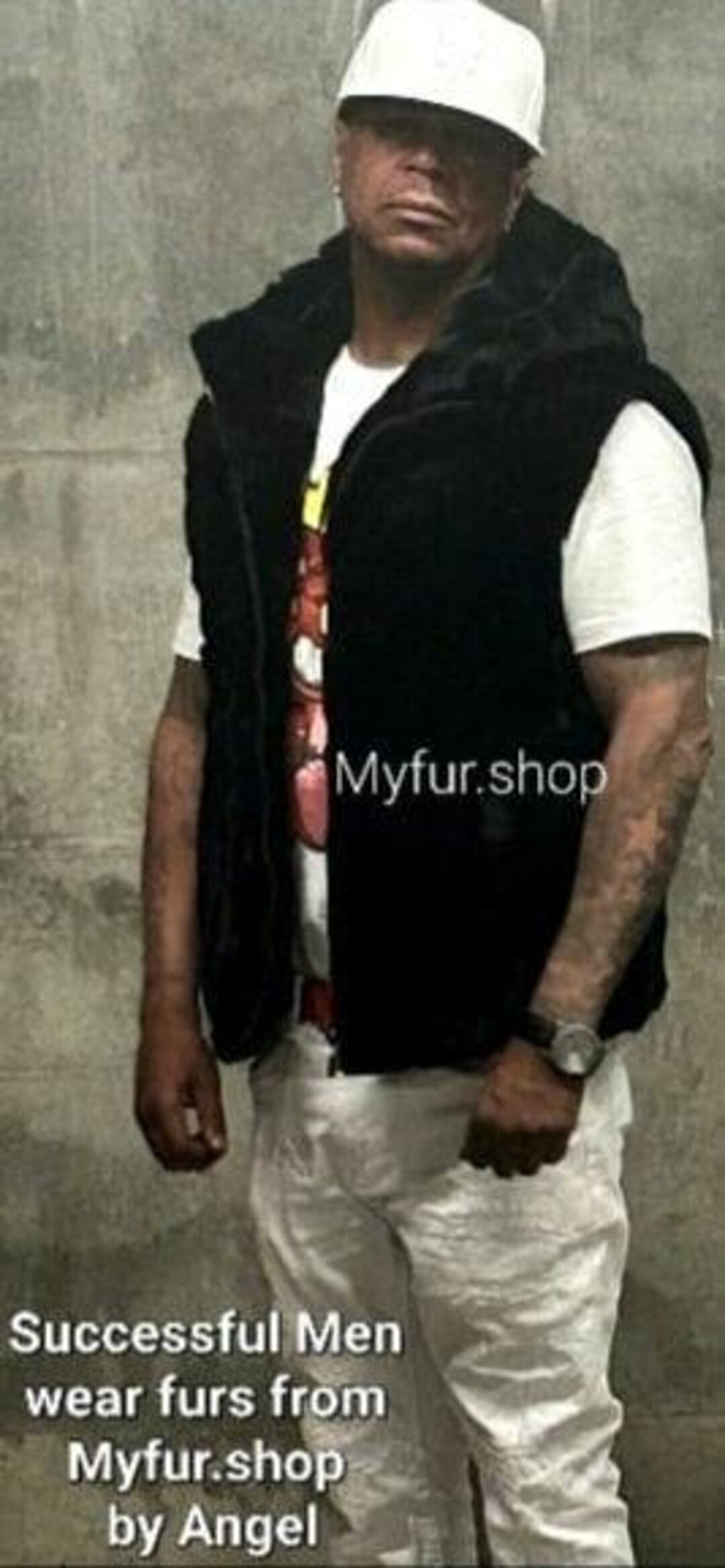 MEN'S HOODED REX Vest!brand New Real Natural Genuine! - Etsy