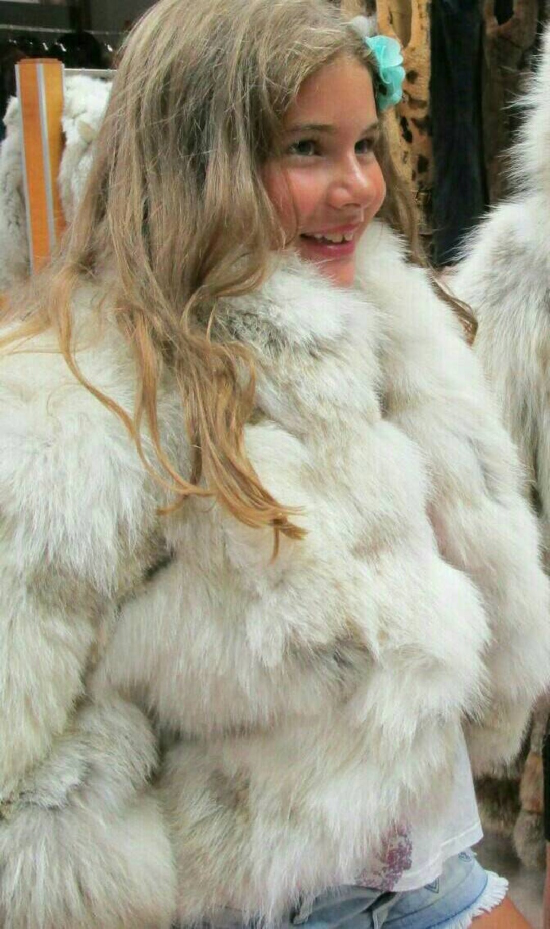 GIRL'S FOX FUR Short Jacket!brand New Real Natural Genuine Fur! - Etsy